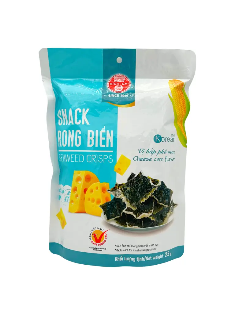 Seaweed Crisps - Cheese - Hen Long Market